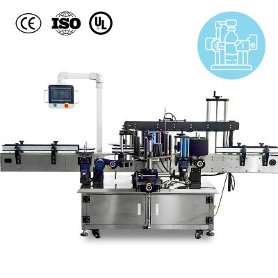China 1KW Double Sides Labeling Machine Intelligent Auto Labeller Machines High Speed for sale