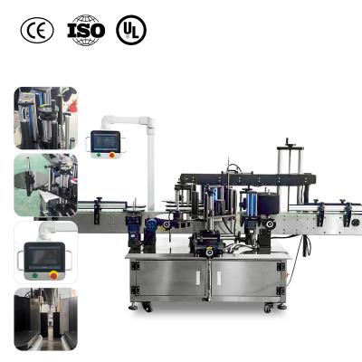 China Industrial Grade Double Sided Labeling Machine Reinforced Two Side Labeling Machine Anti Vibration for sale