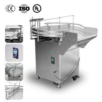 China Industrial Grade Bottle Unscrambler Turntable 140W Low Energy Consumption 100kg Heavy Duty Rotary Unscrambler for sale