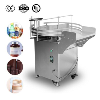 China 140W Bottle Unscrambler Rotary Turntable Machine 220V 1000mm Turntable for sale