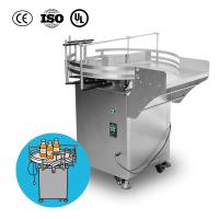 China Customized Unscrambler Turntable 220V 140W Rotary Bottle Unscrambler 15-180mm Diameter for sale