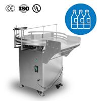 China 304 Stainless Steel Fully Enclosed Bottle Unscrambler Turntable 1000mm Clean Design for sale