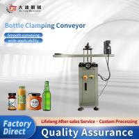 China XT-GD800 Bottle Clamping Conveyor 10-160mm Adjustment 25-90 Bottles Per Minute Stainless Steel for sale