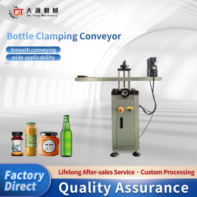 China XT-GD800 Bottle Clamping Conveyor 10-160mm Adjustment 25-90 Bottles Per Minute Stainless Steel for sale