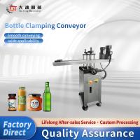 China XT-GD800 Bottle Clamping Conveyor 10-160mm Adjustment 25-90 Bottles Per Minute Stainless Steel for sale