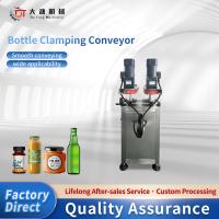 China XT-GD800 Bottle Clamping Conveyor 10-160mm Adjustment 25-90 Bottles Per Minute Stainless Steel for sale