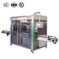 China Automatic Inline Liquid Filling Machine with 100ml-5000ml Range, PLC Touch Screen Control, and Food Grade Stainless Steel for sale