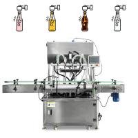 China Automatic Inline Gear Pump Filling Machine with Food-grade 304 Stainless Steel and High-precision Frequency Conversion Control for Multi-Stage Filling for sale