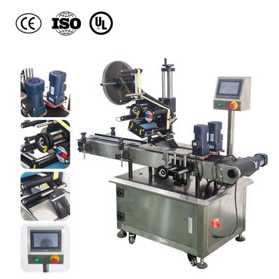 China Automatic Flat Surface Labeling Machine with 100 bottles/min Output, ±1mm Labeling Accuracy, and 220V 50Hz Power Supply for sale