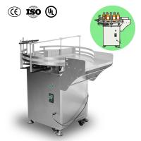 China Automatic Rotary Bottle Unscrambler with Adjustable Guide Rails, Variable-Speed Operation, and Reversible Rotation for sale