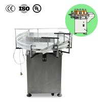 China Automatic Rotary Bottle Unscrambler with Adjustable Guide Rails, Variable-Speed Operation, and Reversible Rotation for sale