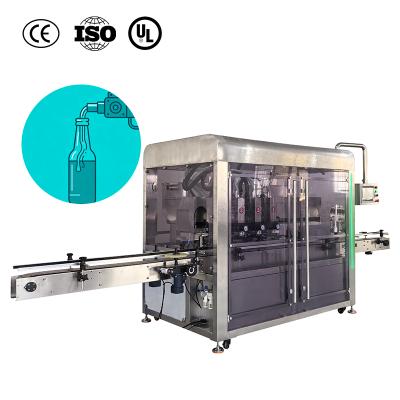 China Automatic Inline Liquid Filling Machine with PLC Touch Screen Control and Food Grade Stainless Steel for 20-80 Bottles/Minute for sale