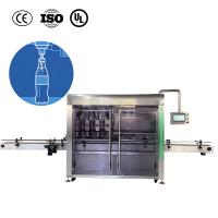 China PLC Touch Screen Intelligent Control Linear Filling Machine with Food Grade 304/316L Stainless Steel and CIP Clean-In-Place Inline Filling Machine for sale