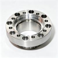 China Custom CNC Machined Stainless Steel Flange Connector with Precision Inner Bore and Corrosion Resistance for sale