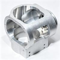China Custom 5 Axis CNC Milled 6061 T6 Aluminum Alloy Hollow Housing with Uniform Matte Silver Finish for sale