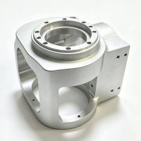 China Custom 5 Axis CNC Milled 6061 T6 Aluminum Alloy Hollow Housing with Uniform Matte Silver Finish for sale