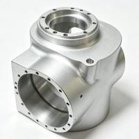 China Custom 5 Axis CNC Milled 6061 T6 Aluminum Alloy Hollow Housing with Uniform Matte Silver Finish for sale