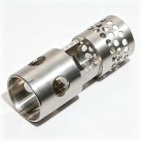 China Custom 5 Axis CNC Machined Stainless Steel Hollow Cylinder with Burr Free Finish and Customizable Hole Layout for sale