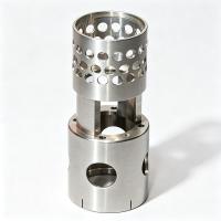 China Custom 5 Axis CNC Machined Stainless Steel Hollow Cylinder with Burr Free Finish and Customizable Hole Layout for sale