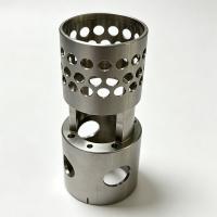 China Custom 5 Axis CNC Machined Stainless Steel Hollow Cylinder with Burr Free Finish and Customizable Hole Layout for sale