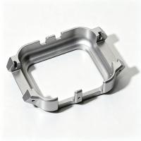 China Custom CNC Machined Grade 5 Titanium Alloy Smart Watch Bumper Case with Fine Wire Draw Brushed Finish for sale