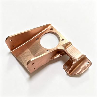 China Custom CNC Machined C17200 Beryllium Copper Mounting Bracket - High-Hardness Wear-Resistant Support Holder for sale
