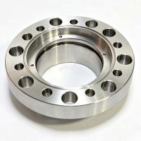 China Custom CNC Machined Stainless Steel Flange Connector with Precision Inner Bore and Corrosion Resistance for sale