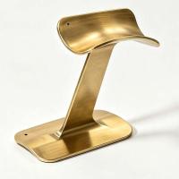 China Custom CNC Machined T2 Oxygen-Free Pure Copper Brass Bracket with Brushed Brass Finish for sale
