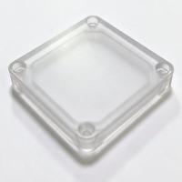 China Custom CNC Machined Frosted Acrylic Enclosure with Precision Mounting Holes for OEM PMMA Housing for sale