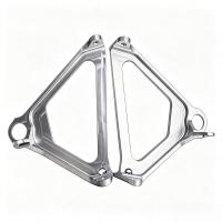 China Custom CNC Machined Aerospace-Grade Titanium Alloy Triangle Bracket with Five-Axis Precision and Fine Brushed Surface for Motorcycle Support Mount for sale