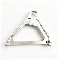 China Custom CNC Machined Aerospace-Grade Titanium Alloy Triangle Bracket with Five-Axis Precision and Fine Brushed Surface for Motorcycle Support Mount for sale