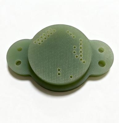 China Custom CNC Machined FR4 G10 Fiberglass Insulation Fixture with ISO 2768‑1 Fine Grade Tolerance and High Dielectric Strength for Electrical Applications for sale