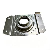 China Custom  CNC Milled TC4 Titanium Alloy Corrosion Resistant Bearing Mounting Flange Bracket for Aerospace for sale