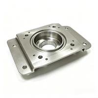 China Custom  CNC Milled TC4 Titanium Alloy Corrosion Resistant Bearing Mounting Flange Bracket for Aerospace for sale