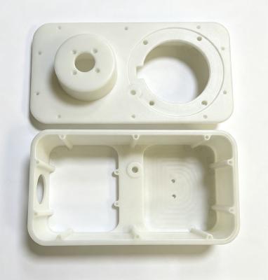 China Custom CNC Machined Lightweight Nylon Plastic Enclosure Housing with Precision Mounting Holes for Industrial Automation for sale