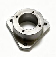 China Custom CNC Machined 6061-T6 Aluminum Flange Mount Housing with High-Precision Triangular 3-Hole Design for Automation Equipment. for sale