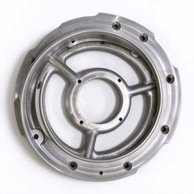 China Custom CAD Design 6061-T6 Aluminum Alloy Flange Hub with Anodized Surface Finish by CNC Machining for sale