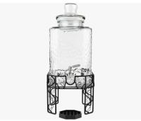 China High Borosilicate Glass Fermenter Custom Wine Glasses 2.5 Gallon Drink Dispenser With Spigot for sale