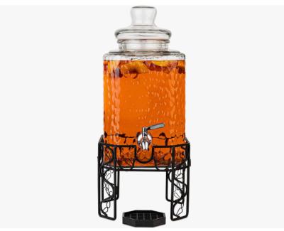 China High Borosilicate Glass Fermenter Custom Wine Glasses 2.5 Gallon Drink Dispenser With Spigot for sale