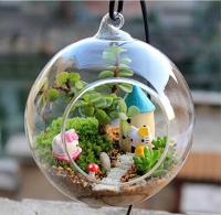 China Novolink High Borosilicate Glass Terrarium Vase Decorative Glassware for sale