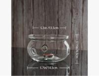 China Novolink High Borosilicate Glass Tea Warmer Heat Resistant Safety Design for sale