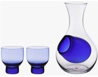 China 9Oz Decanter Bottle Custom Wine Glasses 3Oz Cups Japanese Sake Set for sale