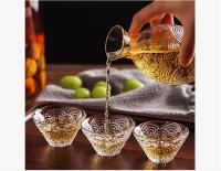 China Borosilicate Custom Wine Glasses for sale