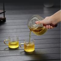 China 500ML Borosilicate Glass Teapot 100ml Cup Turkish Coffee Pot Set for sale