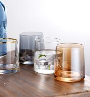 China 250ml High Borosilicate Glass Mug Daily Use For Whiskey Liquor Beer for sale