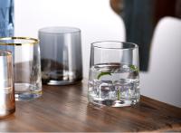 China 250ml High Borosilicate Glass Mug Daily Use For Whiskey Liquor Beer for sale