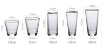 China Novolink High Borosilicate Glass Alcohol Cups Shot Glass Tumbler 450ml Volume for sale