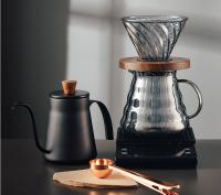 China 600ML Drip Coffer Maker Borosilicate Glass Teapot for sale