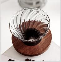 China 600ML Drip Coffer Maker Borosilicate Glass Teapot for sale