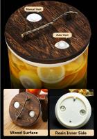 China 5000ml 7500ml 10000ml Custom Wine Glasses Glass Liquor Storage Tank for sale